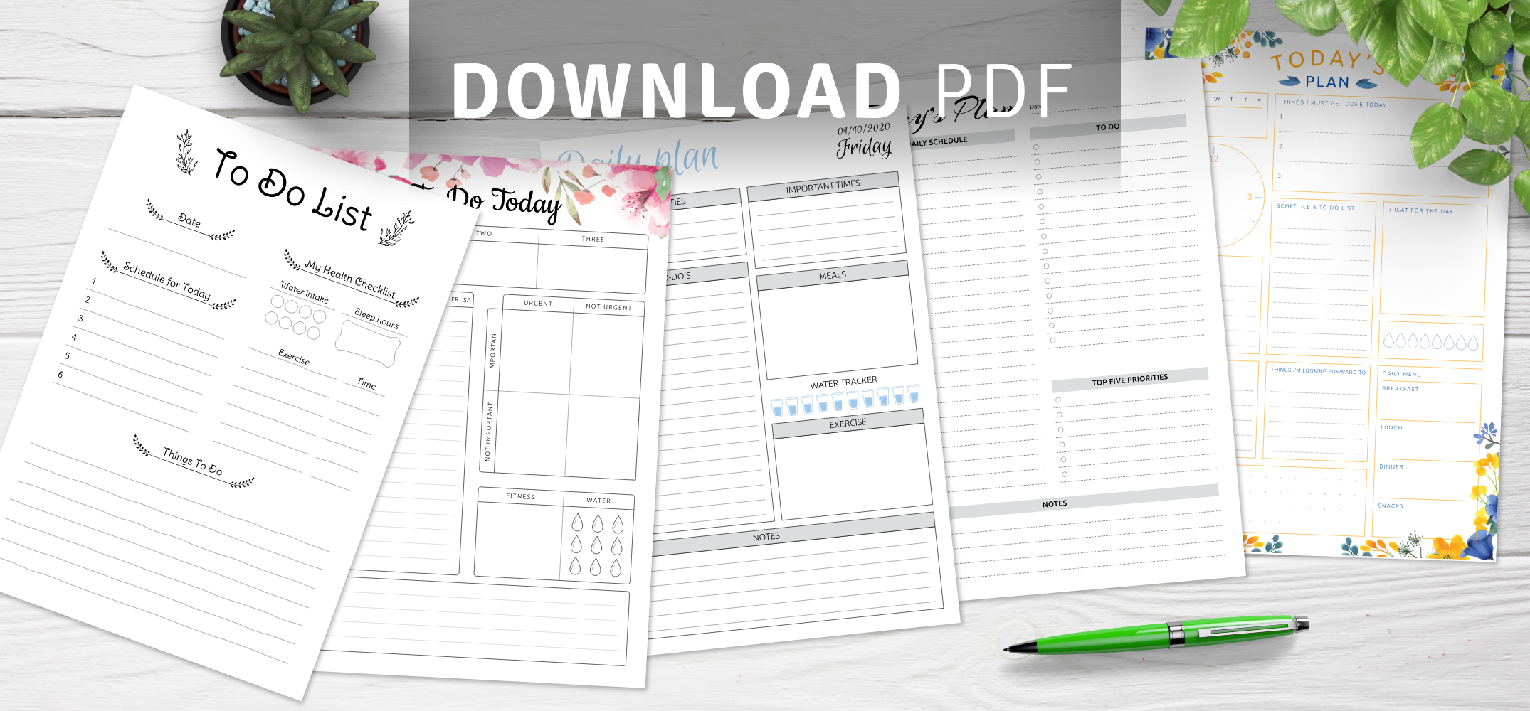 Daily Task List Templates Download PDF