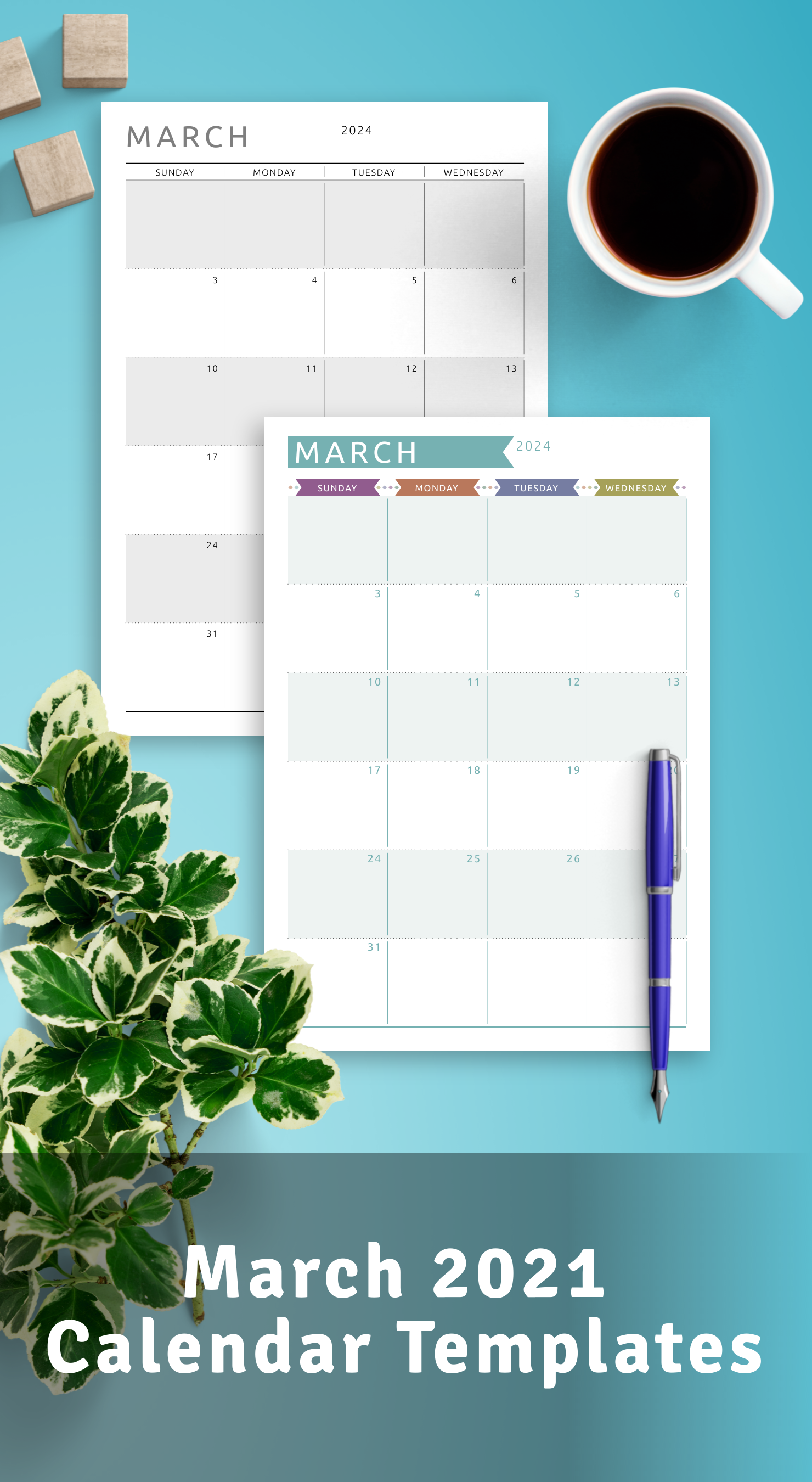 March 2023 Calendar Templates - Download PDF