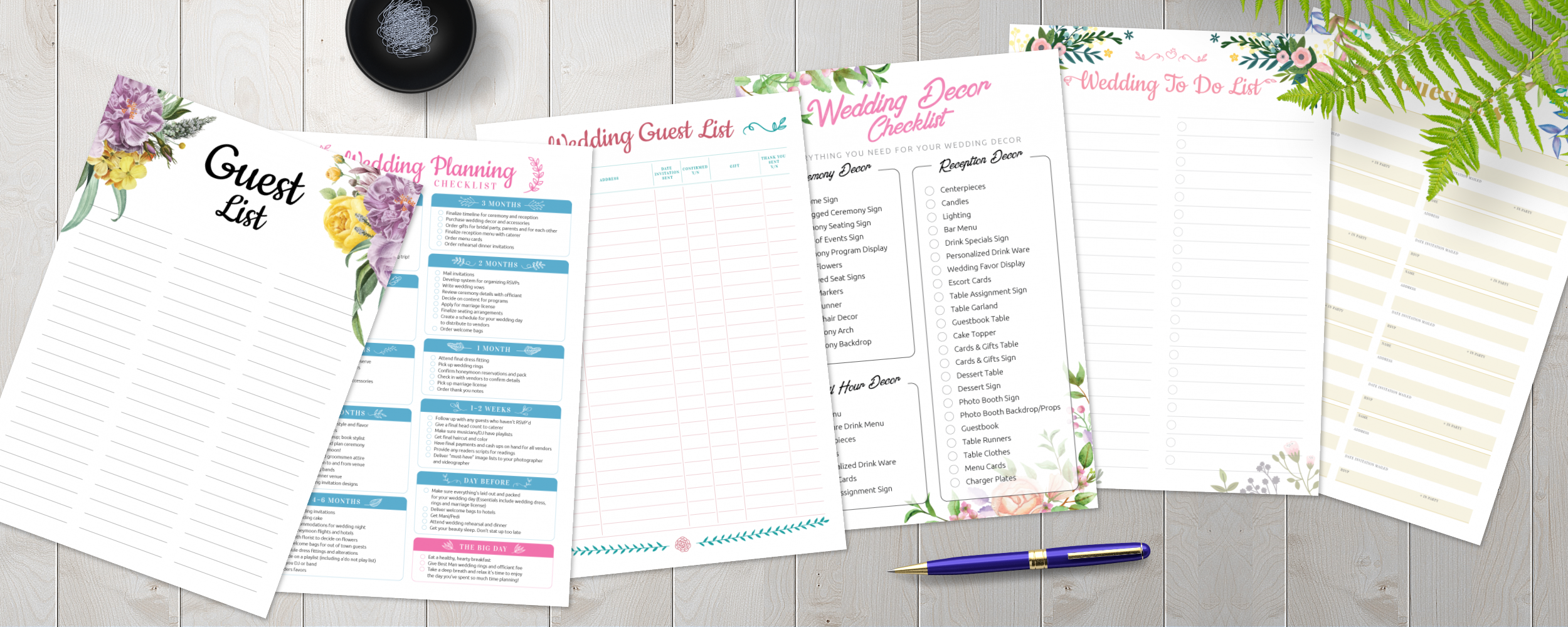 Wedding Planner Templates