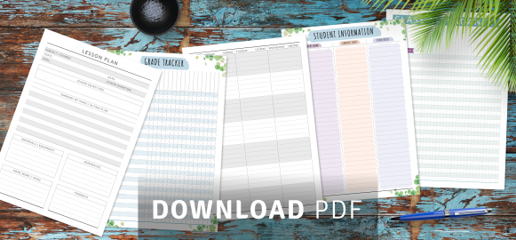 Personalized teacher planners - Download PDF