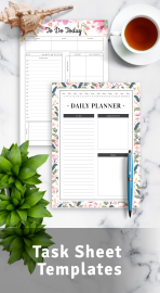 Task sheet templates - Download PDF