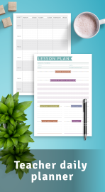 Teacher daily planner - PDF templates