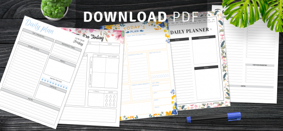 Time schedule templates - Download PDF