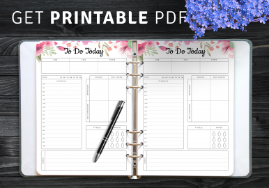 Time schedule templates - Download PDF