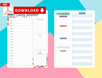 Daily Schedule Templates - Download Printable PDF