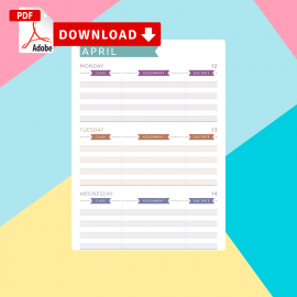 Timetable templates - Download Printable PDF
