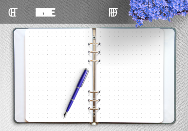 Dot Grid Paper Printable Templates For Bullet Journaling