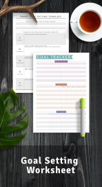 24 Goal-Setting Worksheets - Download PDF