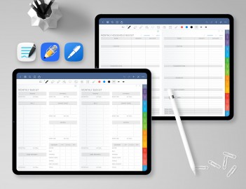 GoodNotes Budget Templates and Planners