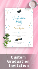 Graduation Invitations Templates - Download PDF or Order Prints