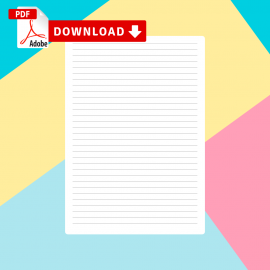 Lined Paper Templates - Download Printable PDF