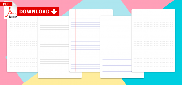 Lined Paper Templates - Download Printable PDF