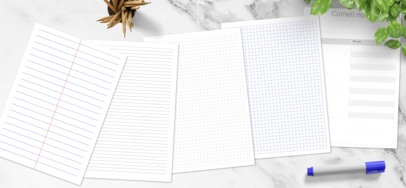 Digital and Printable Paper Templates