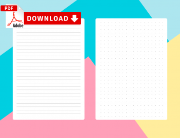 Digital and Printable Paper Templates