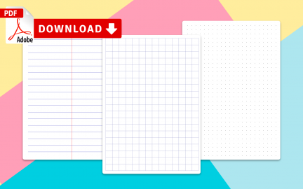 Digital and Printable Paper Templates