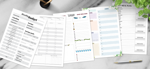 Printable Planner Inserts