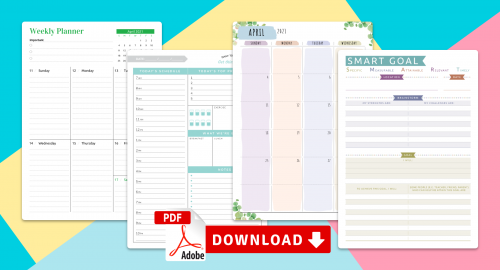 Printable Planner Inserts