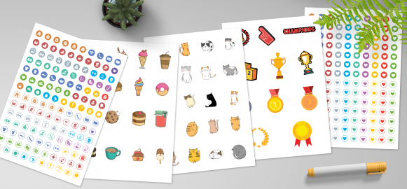 Printable Stickers - 1000s of designs | Download in PNG