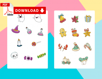 Printable Stickers - 1000s of designs | Download in PNG