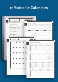 Best reMarkable Calendar Templates 2025-2030 for Digital Planning