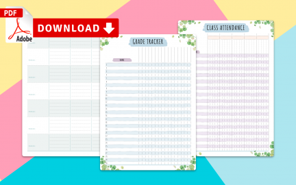 Teacher Planner Templates - Download PDF