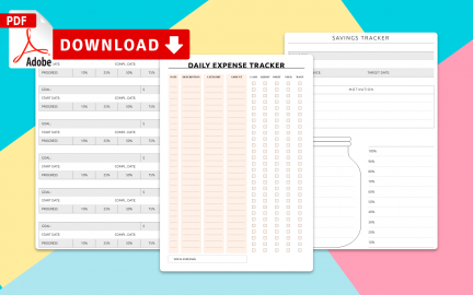 Tracker Templates & Charts – Planning Sheets & Tracking Lists