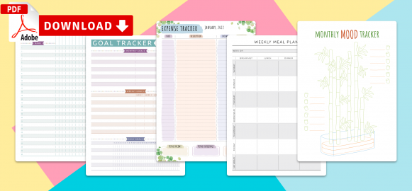 Tracker Templates & Charts – Planning Sheets & Tracking Lists