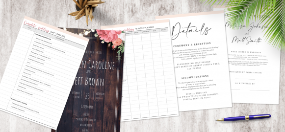 Wedding Schedule Template PDF - Download Now