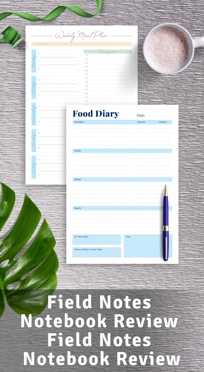 Food Diary Templates