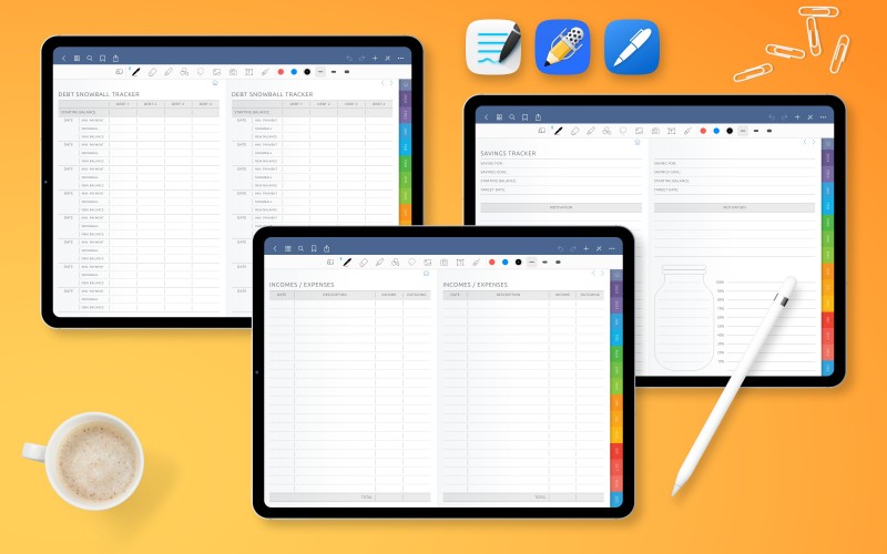 GoodNotes Budget Templates and Planners