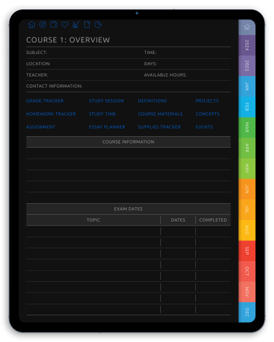 Download Digital Student Planner PDF