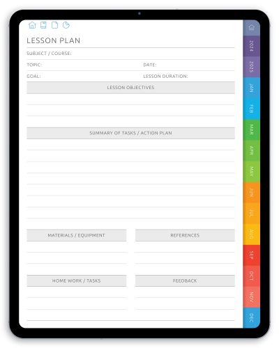 Download Customizable Digital Teacher Planner PDF