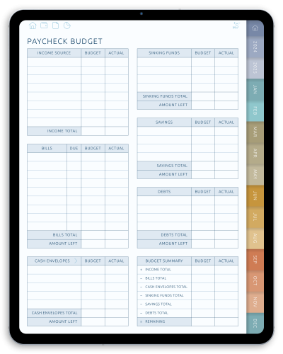 Digital Budget Planner PDF – Track Finances & Save Smarter