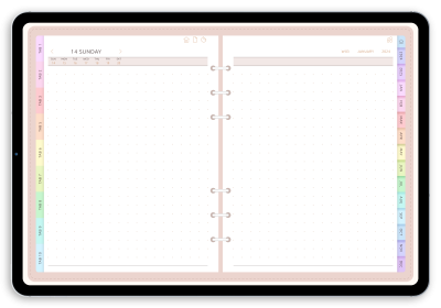 Digital Bullet Journal – Customizable PDF, Simple & Productive