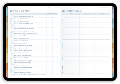 Download Digital Household & Cleaning Planner PDF for GoodNotes, iPad ...