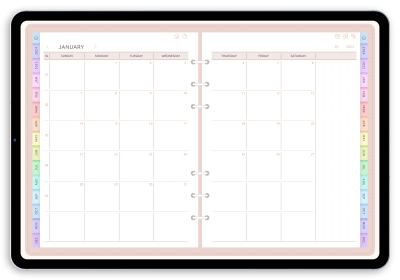 Download Digital Monthly Calendar for iOS, Android Tablets