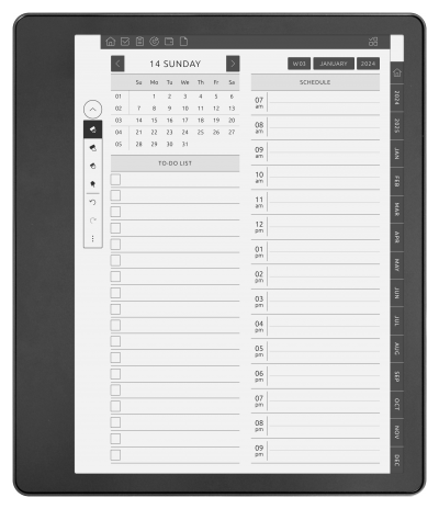 Download Kindle Scribe Daily Planner Hyperlinked PDF