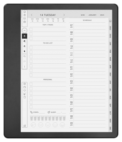 Download Kindle Scribe Ultimate Planner Hyperlinked PDF