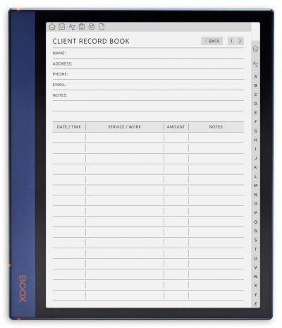 Download Digital Client Record Book for iPad & Android
