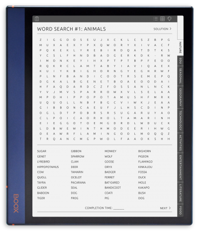 Download Boox Word Search Puzzles Hyperlinked PDF
