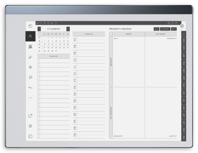 Download Work and Business Planner for reMarkable