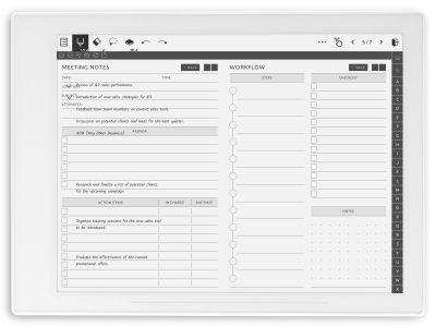 Download Business Meeting Notes PDF for Supernote A5 X & A6 X