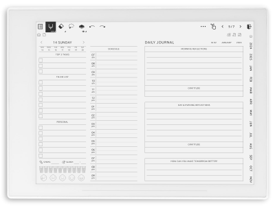 Download Supernote Daily Journal PDF 2026 & 2027