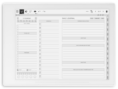 Download Supernote Daily Journal PDF 2026 & 2027