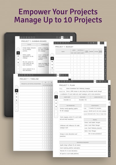 Download Kindle Scribe Daily Planner - Customizable PDF