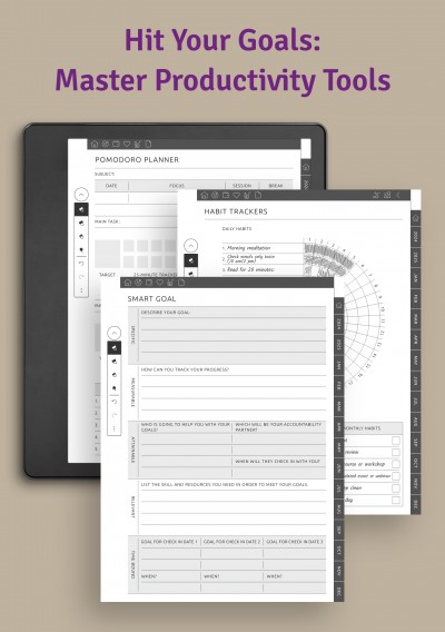 Download Hyperlinked Student Planner PDF for Kindle Scribe