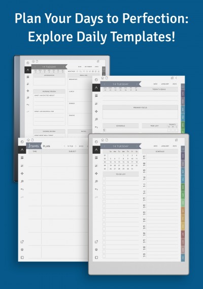 Teacher Planner for reMarkable - Download Hyperlinked PDF