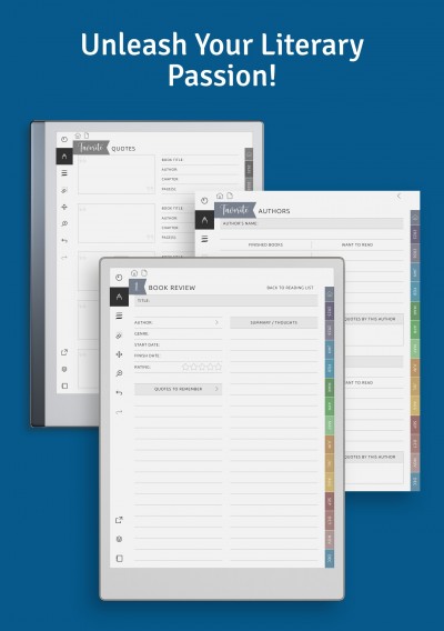 Teacher Planner for reMarkable - Download Hyperlinked PDF