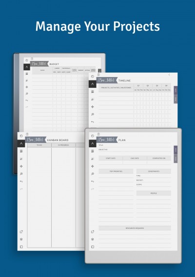 Ultimate Custom Section Book for reMarkable - Customizable Hyperlinked PDF