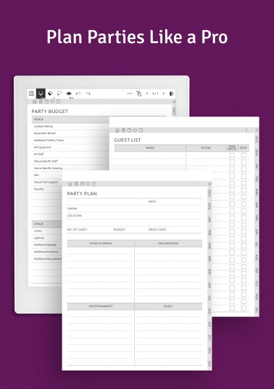 Download Supernote Household & Cleaning Planner Hyperlinked PDF